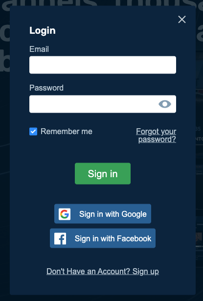 Registration. Password reset. — TVteka